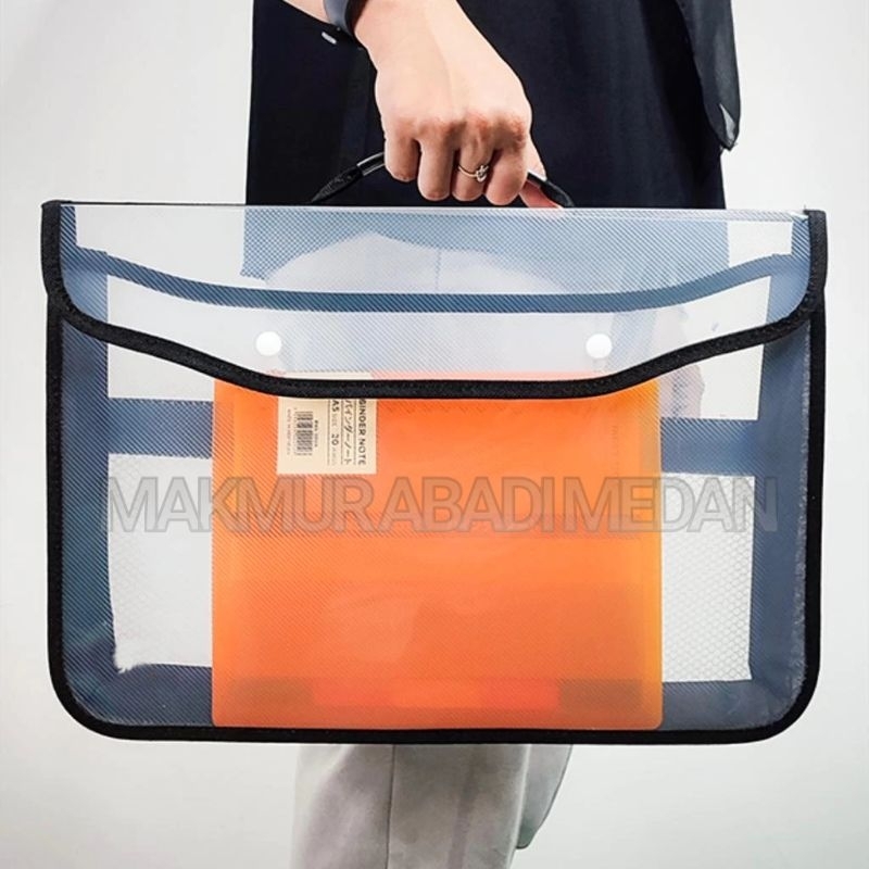 Jual (1Pcs) Map 2 Kancing Jala/Map Kancing Plastik dengan Jaring ...