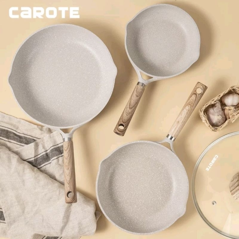 Jual Carote Cosy wajan penggorengan anti lengket + tutup | Shopee Indonesia