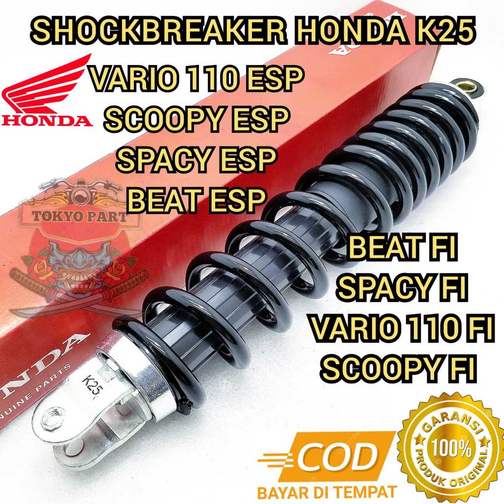 Jual SHOCKBREAKER BELAKANG HONDA K-25 KUALITAS ASLI ORIGINAL HONDA BEAT SHOCK SHOK SKOK SOK ...