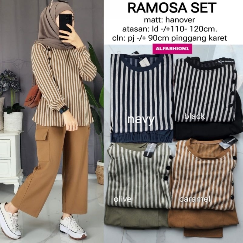 Jual SETELAN CELANA RAMOSA | RAMOSA 3 SET BY ALFASHION | Shopee Indonesia