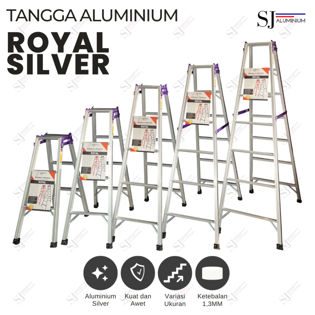 Jual ROYAL - Tangga Lipat Aluminium / Tangga Multifungsi / Jumbo ...