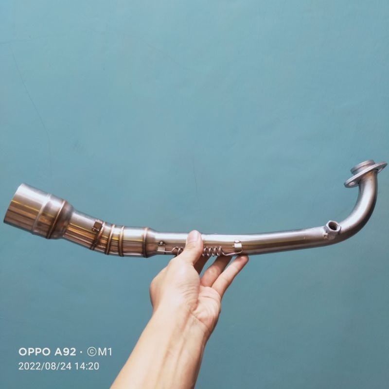 Jual header atau leher knalpot vario 160 inlet 50 pnp vario 160 dan pcx ...