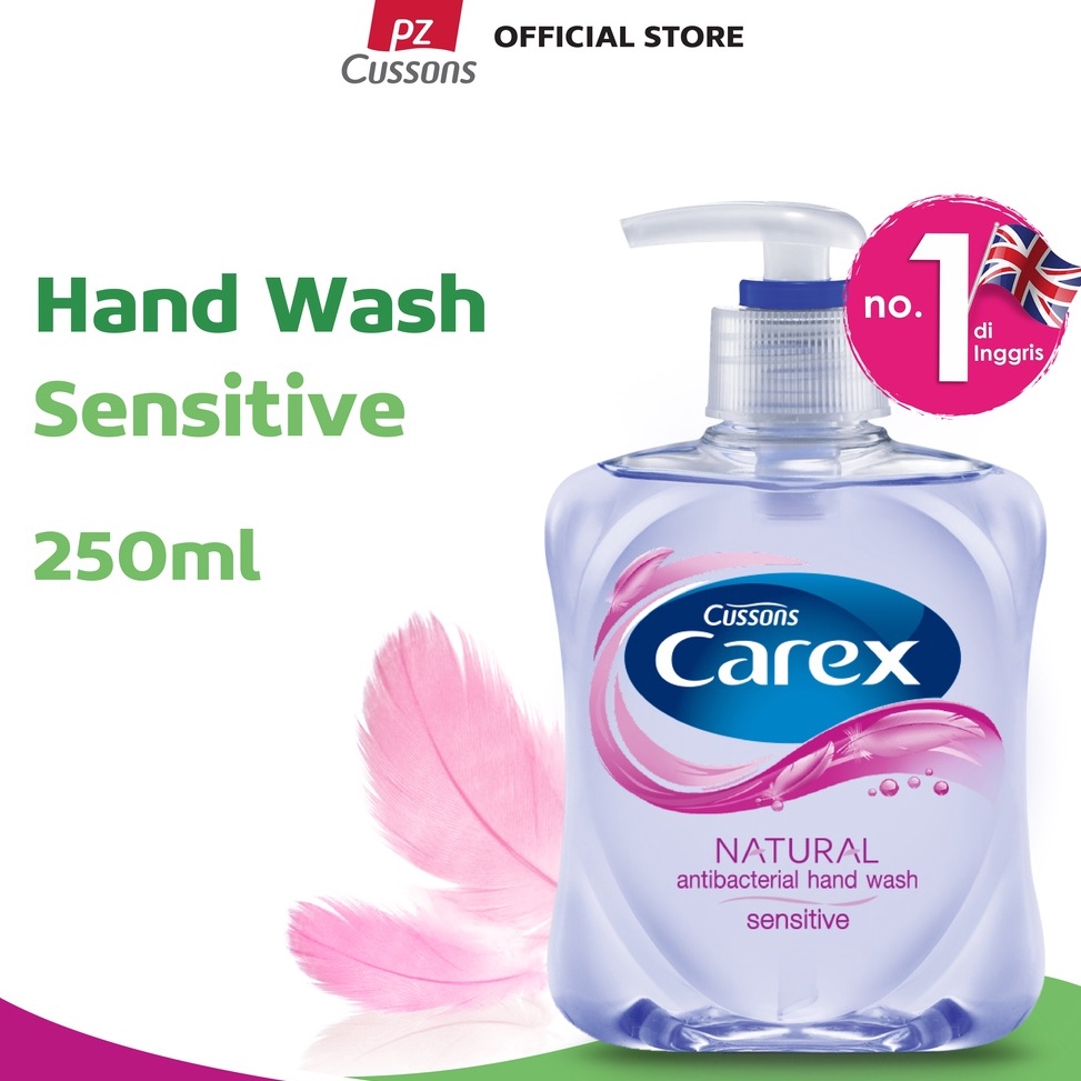 Jual Carex Hand Wash Sensitive - Sabun Cuci Tangan Antibakteri Pump ...