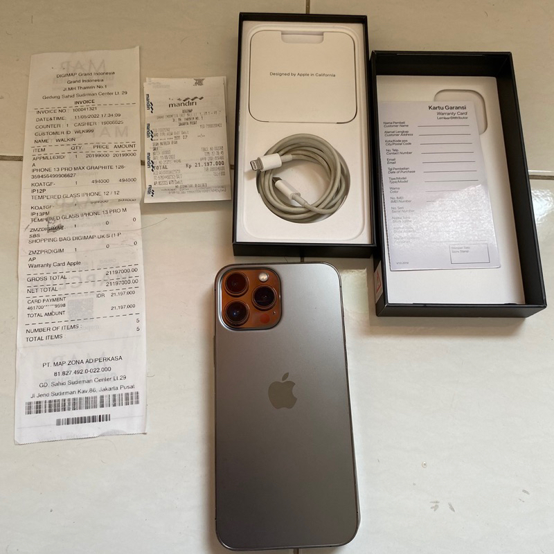 Jual Apple Iphone 13 Promax pro max 128gb garansi resmi digimap | Shopee Indonesia
