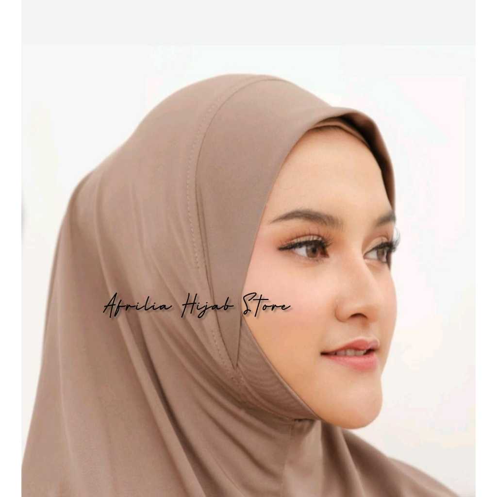 Jual Hijab Dagu Malaysia Size L I Jilbab Instan Malaysia Spandex Jersey Premium | Shopee Indonesia