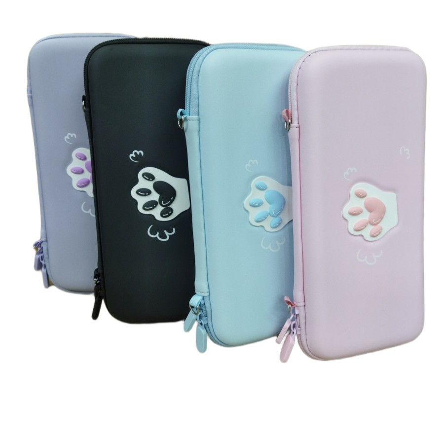 Jual Storage Bag Travel Carry Case Hard Pouch Cute Cat Paw for Nintendo ...
