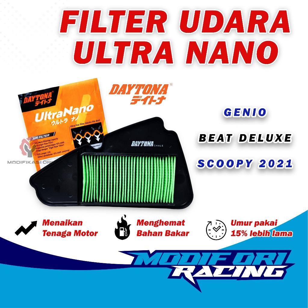 Jual BEAT DELUXE Filter Udara Daytona New Beat, Genio,New Scoopy K0J ...