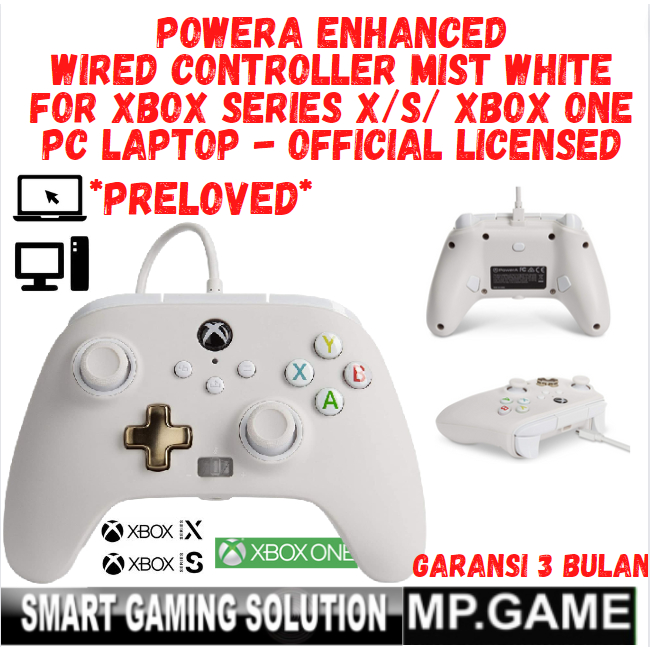 Jual PowerA Enhanced Wired Controller MIST WHITE Xbox Series X/S/ Xbox ...
