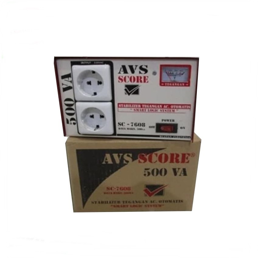 Jual Stabilizer listrik 500W SCORE AVS 500 | Shopee Indonesia