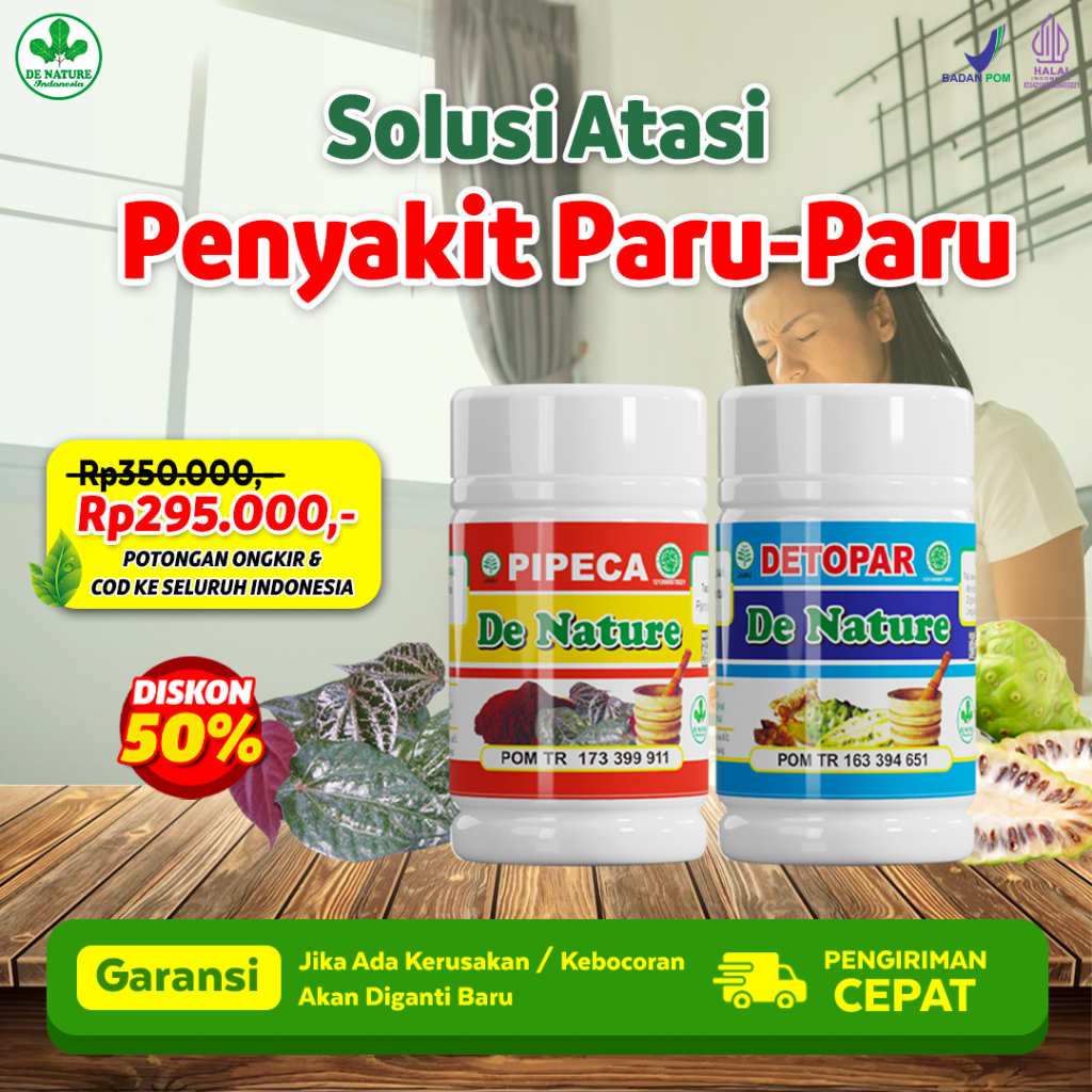Jual Obat Radang Paru-paru, Pneumonia Tradisional De Nature Detopar ...