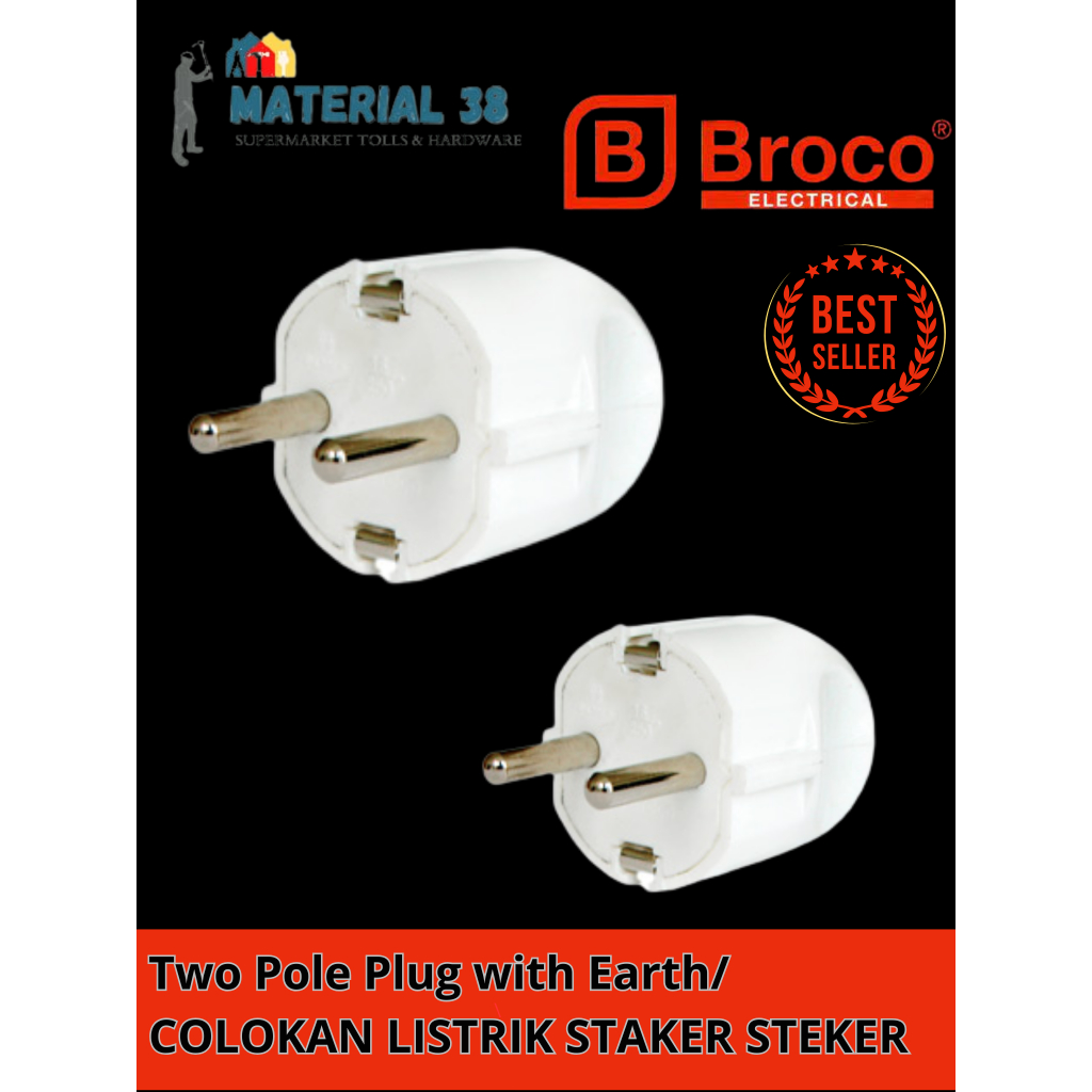 Jual COLOKAN LISTRIK STAKER STEKER ARDE BROCO | Shopee Indonesia