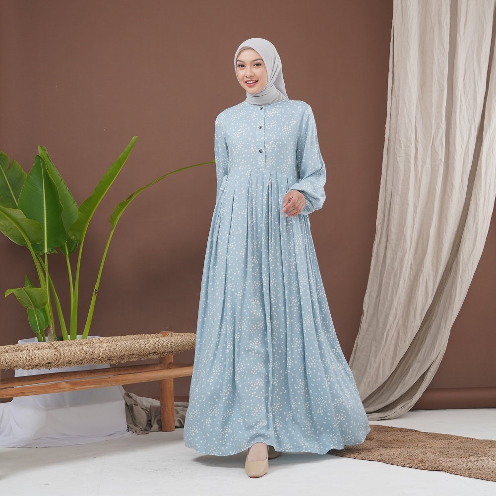 Jual Le Khari Cetaa Gamis Rayon Viscose Gamis Busui Gamis Homedress Size S - XL | Shopee Indonesia