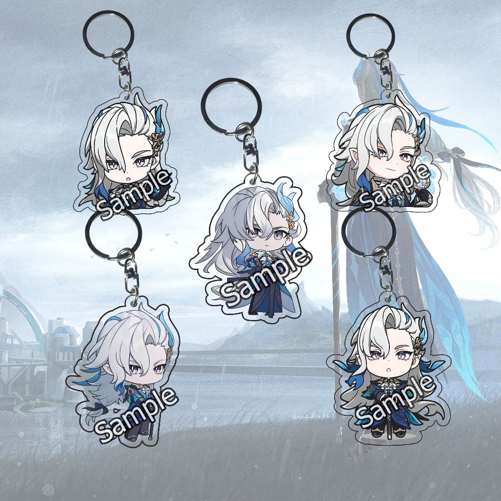 Jual Gantungan Kunci Genshin Impact Neuvillette Nopal - Key Chain ...