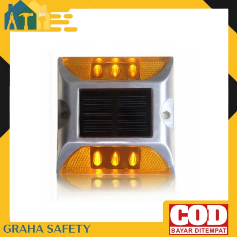 Jual Safety Cell Led Aluminium Sollar Road Stud / Lampu Marka Jalan ...