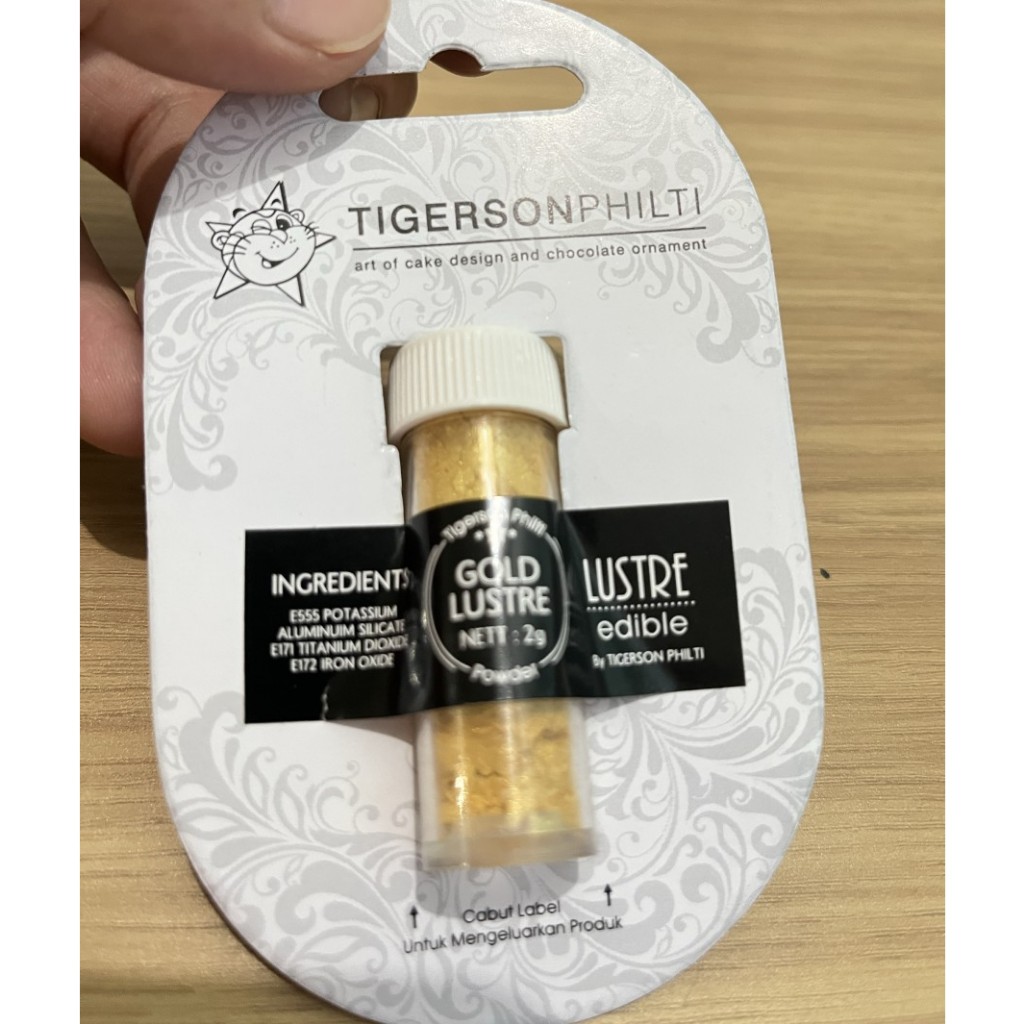 Jual Lustre Dust Gold emas 2gr Tigerson Philti bubuk emas | Shopee ...