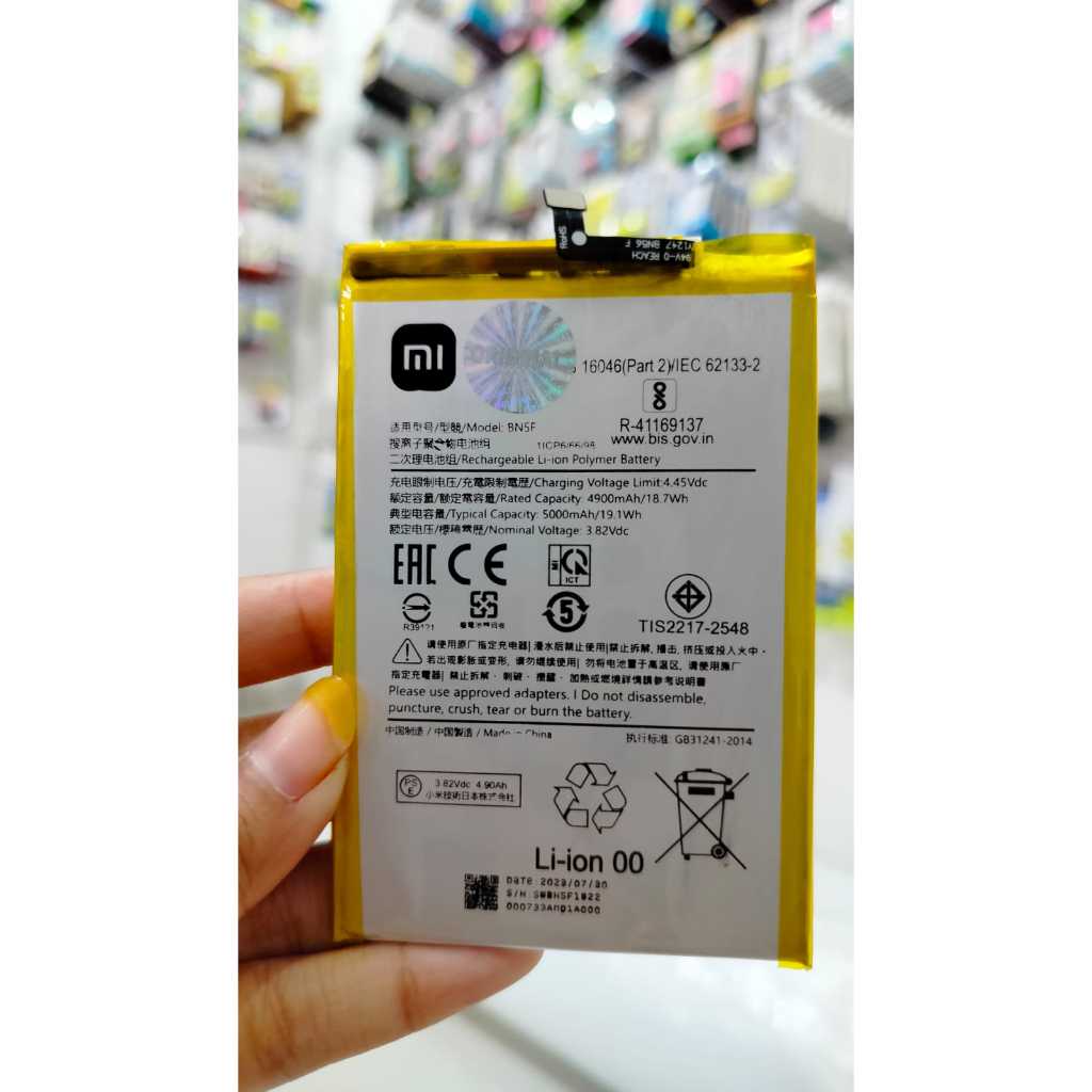 Jual Baterai Redmi Poco M4/ BN5F Original 100% | Shopee Indonesia