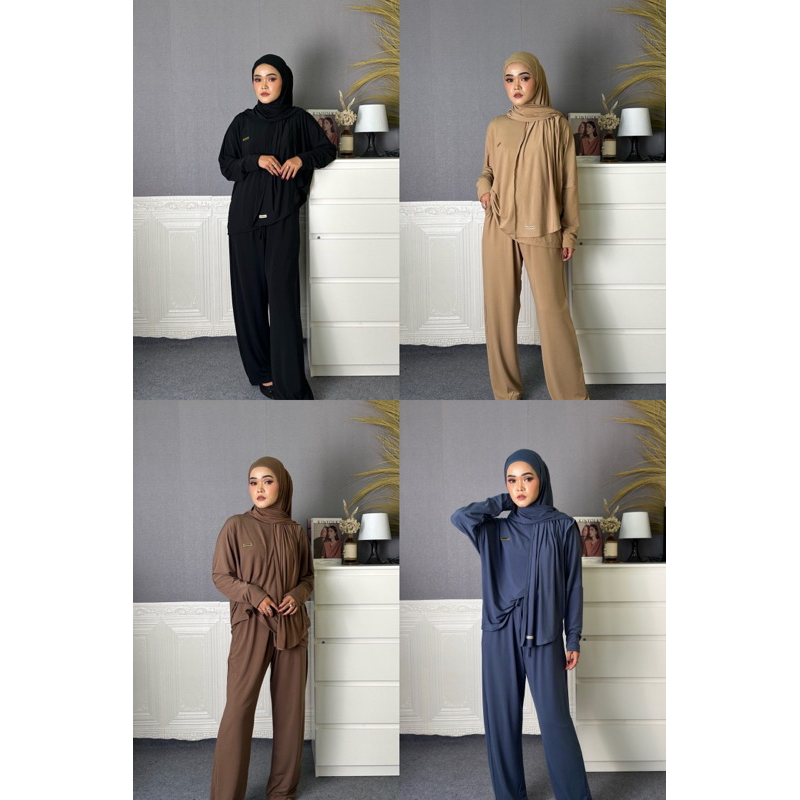 Jual WLS | Basic Nadine oneset jersey premium | Shopee Indonesia