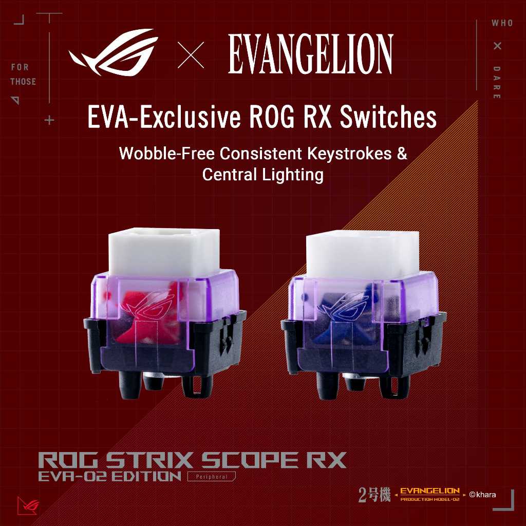 Jual ASUS ROG Strix Scope RX EVA-02 Edition Mechanical Gaming Keyboard ...
