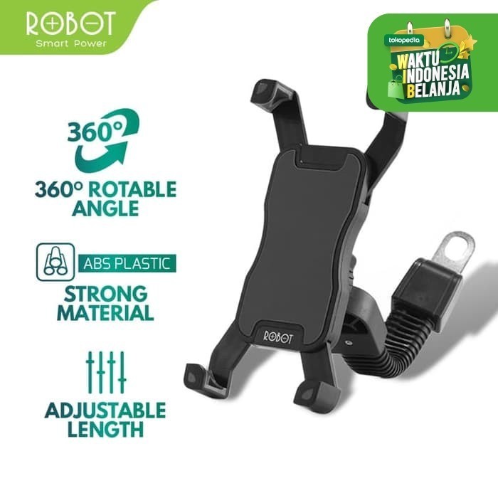 Jual Phone Holder HP Motor ROBOT RT-MH02 Holder Handphone Motor ...