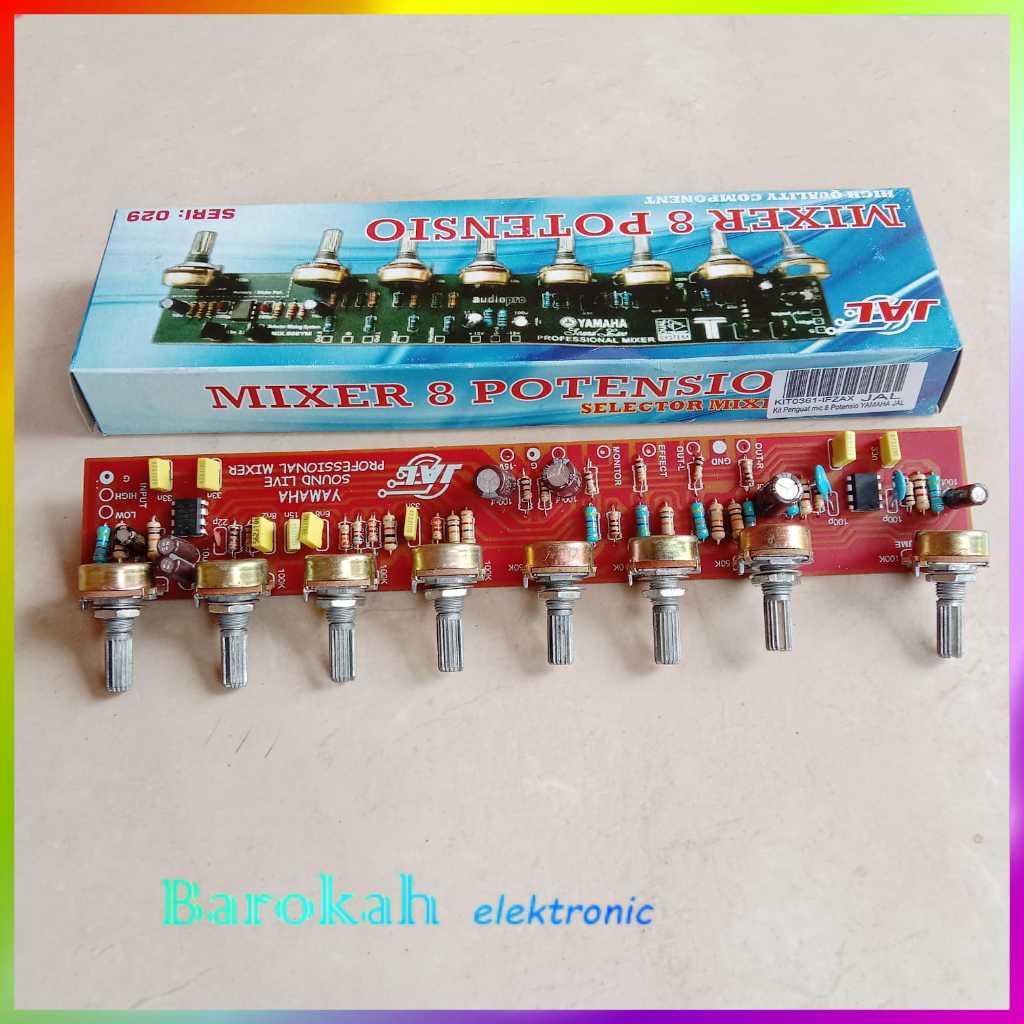 Jual Kit JAL Mixer Yamaha 8 Potensio penguat Audio | Shopee Indonesia