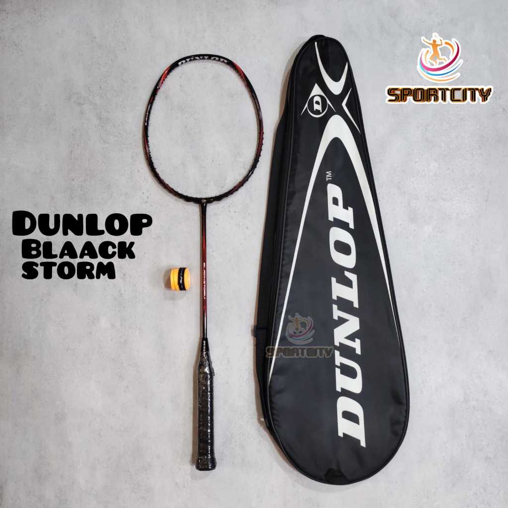 Jual Raket Badminton DUNLOP BLACK STORM ENGLAND Special Limited Edition ...
