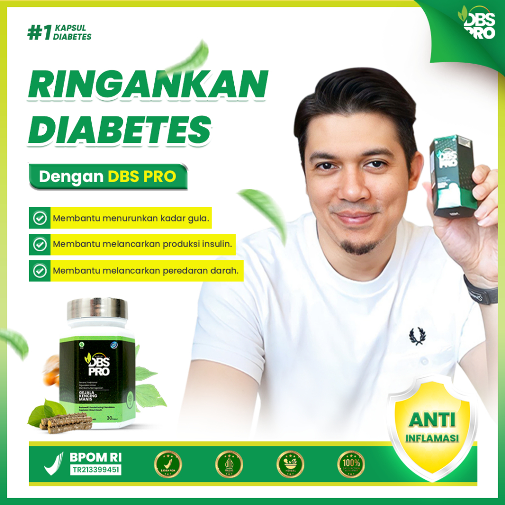 Jual DBS PRO/ KAPSUL KESEHATAN/ KAPSUL STABIL DIABETES REKOMENDASI / 1 ...