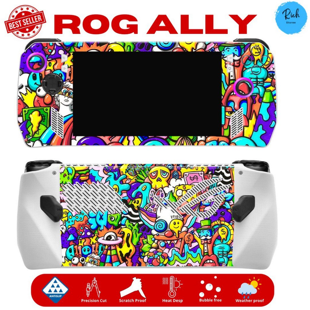 Jual Sticker Garskin Asus ROG Ally Gaming Stiker ROG gaming garskin ...