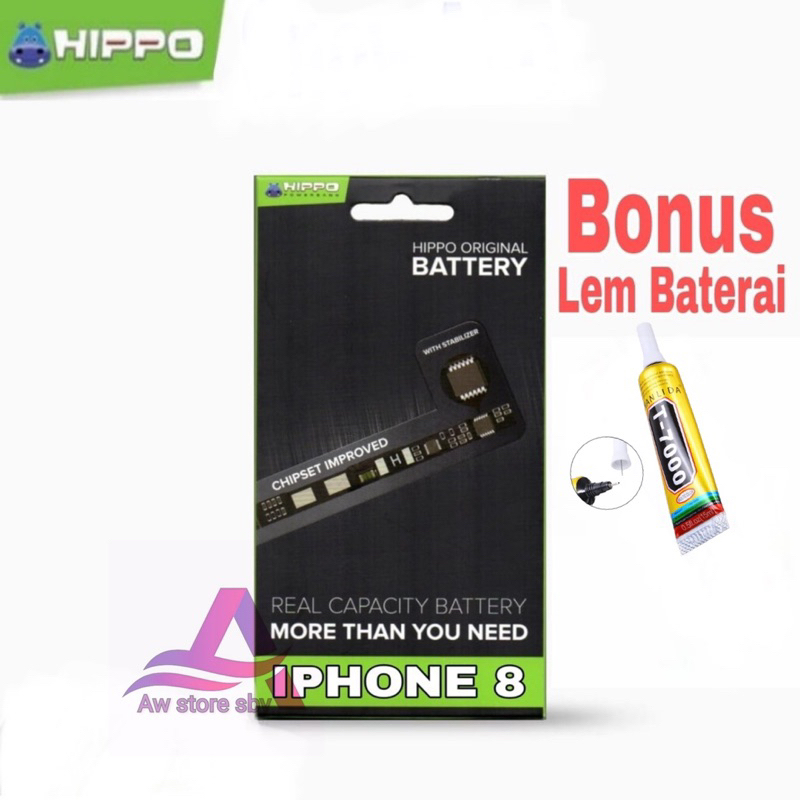 Jual HIPPO Baterai iPhone 8 Premium Quality Double Lithium 1821mAh Battery Original Hippo For iP ...