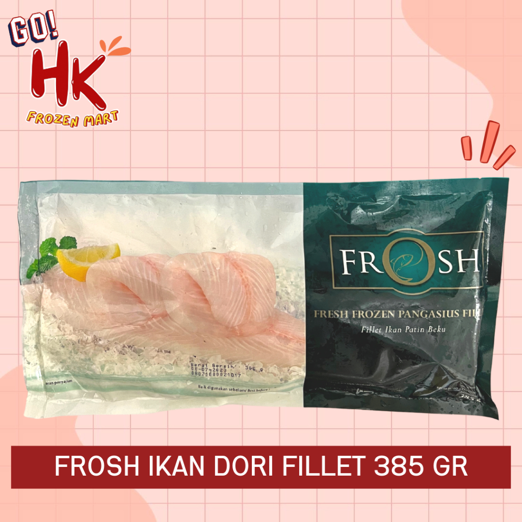Jual Frosh Ikan Dori Fillet 385gr PREMIUM | pangasius fish dory fillet ...