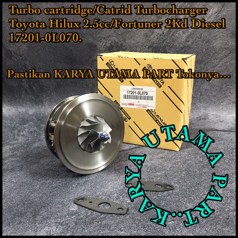 Jual Turbo Cartridge/Catrid Turbocharger Toyota Hilux 2.5cc/Fortuner ...