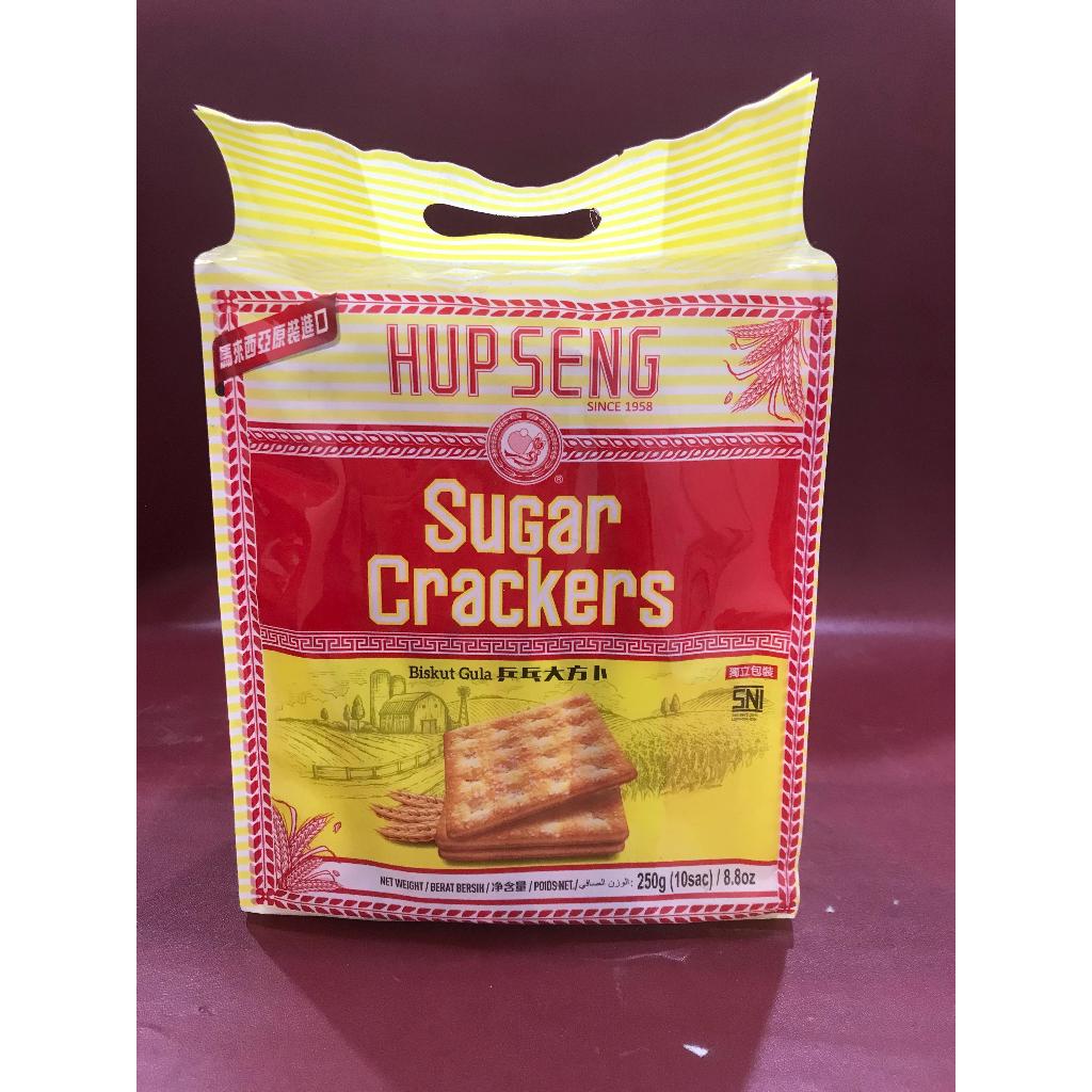 Jual Hup Seng Sugar Crackers 250G - Biskuit Crackers Roti Kering Hup ...