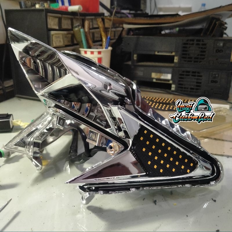Jual Custom Lampu Sein Led Vario 125 Techno SV125 | Shopee Indonesia