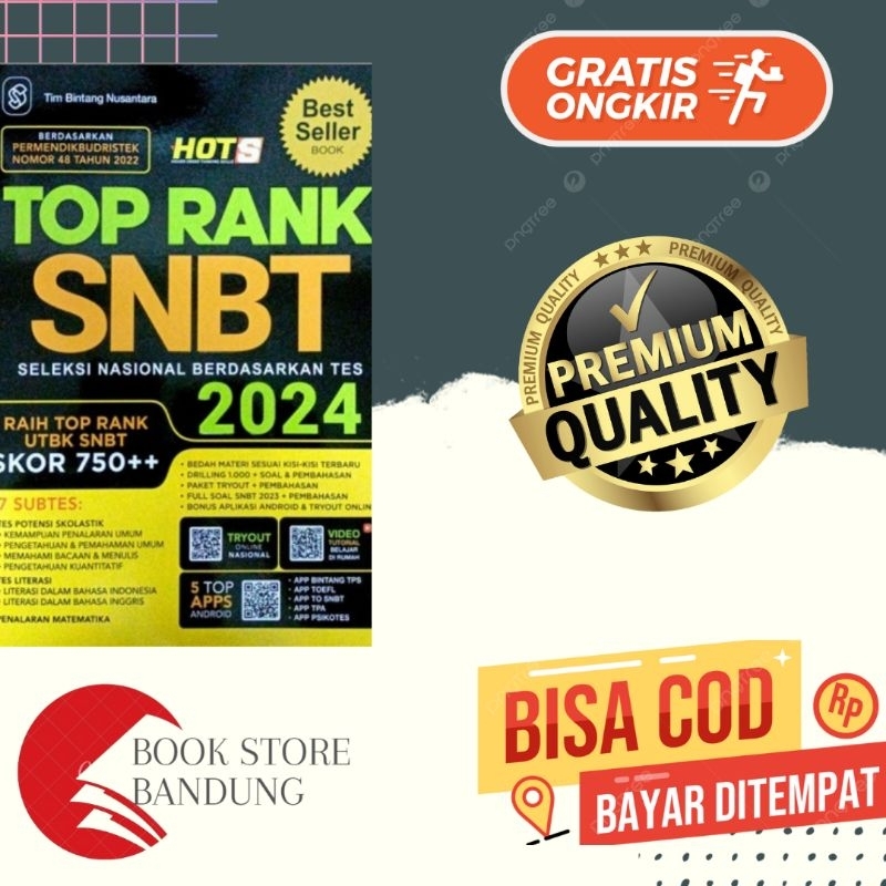 Jual Buku Top Rank SNBT 2024 by Tim Bintang Nusantara | Shopee Indonesia