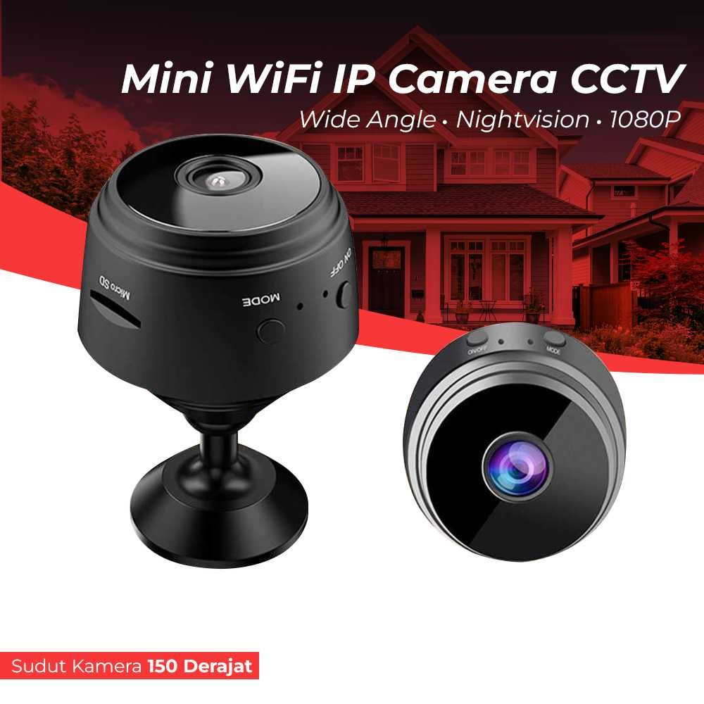Jual CCTV MINI Mini WiFi IP MINI Camera CCTV A9 Wide Angle Nightvision ...