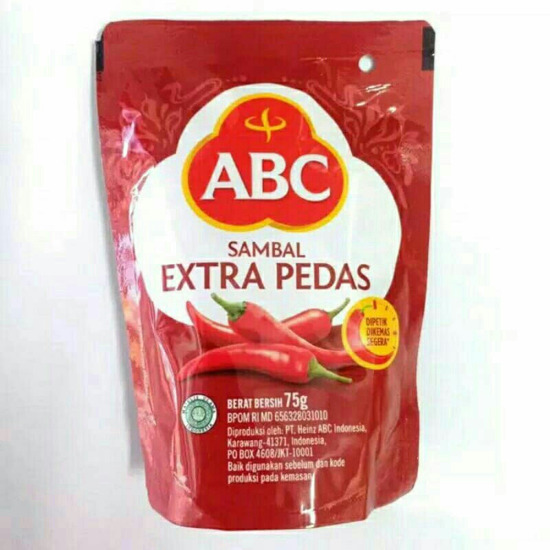 Jual Saos Sambal ABC Extra Pedas Kemasan 75Gr | Shopee Indonesia