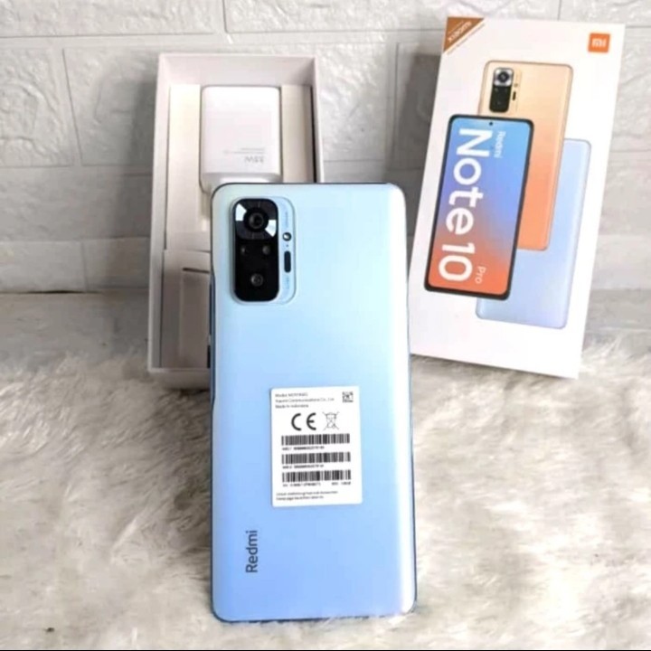 Jual REDMI NOTE 10 PRO 8/128 SECOND FULLSET | Shopee Indonesia