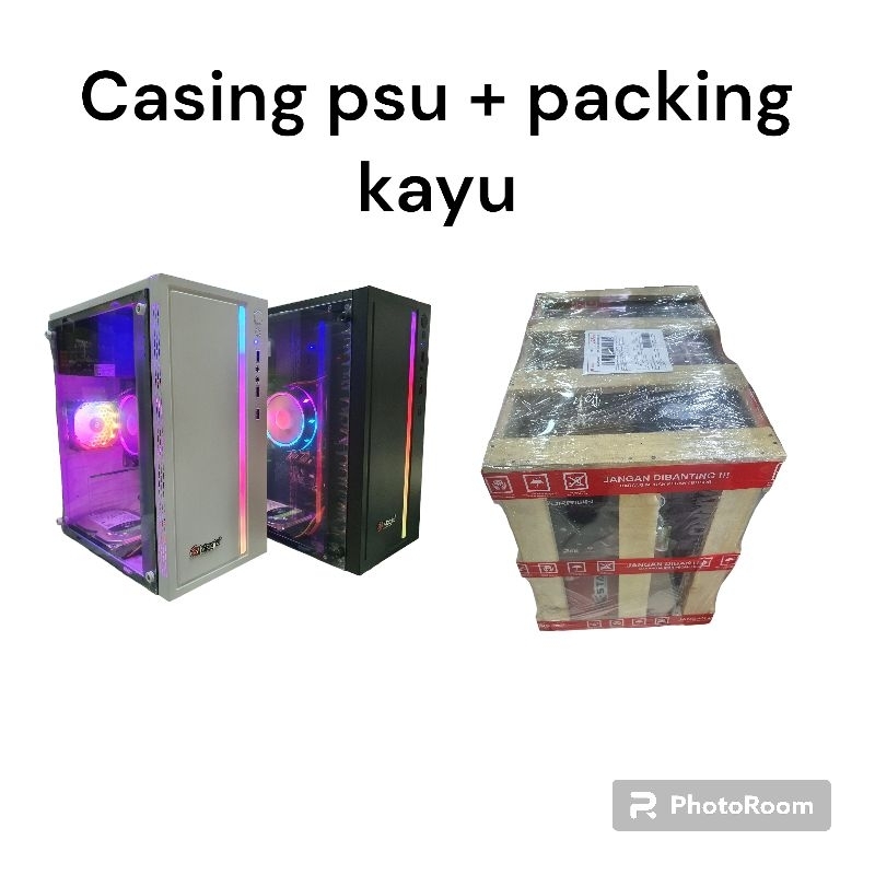 Jual Casing PC Gaming RGB + Power Supply 500Watt | Shopee Indonesia