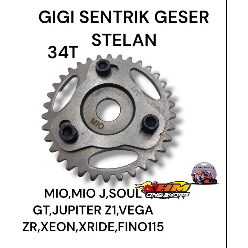 Jual gigi sentrik geser racing mio sporty mio j xride fino 115 mio ...