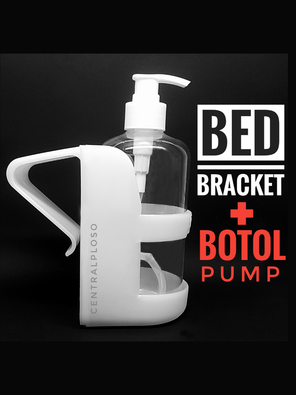 Jual Paket Bed Bracket dan Botol Handsanitizer untuk Bed Ranjang Kasur ...