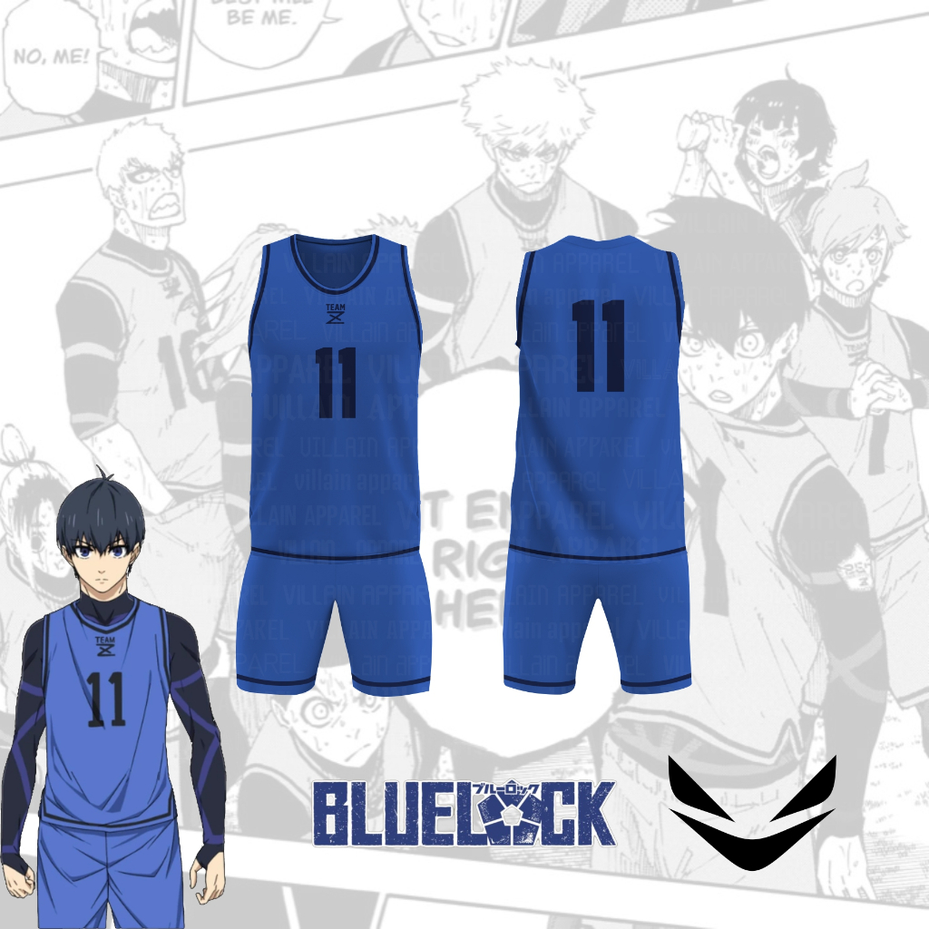 Jual Jersey Futsal & Football Motif VL Replika Anime Tim Z Blue Lock ...