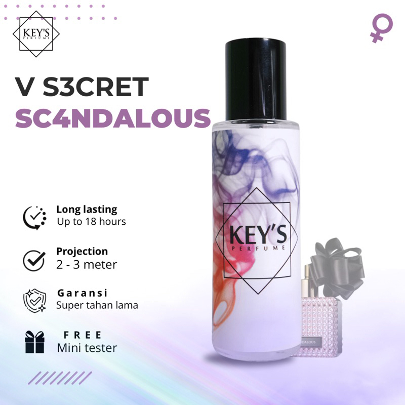 Jual V SCANDALOUS by key’s parfume | Shopee Indonesia