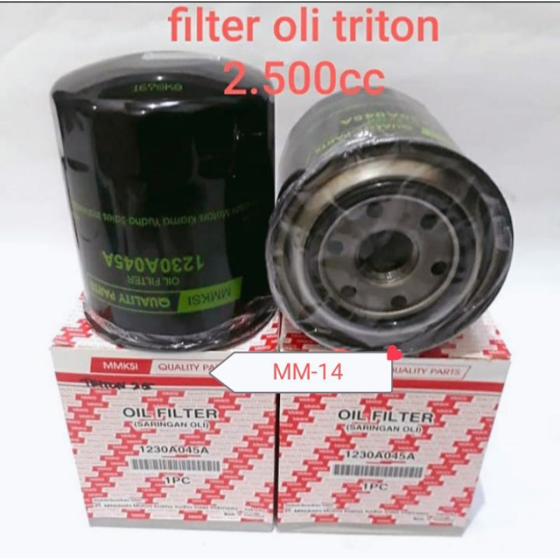 Jual FILTER OLI TRITON 2.5CC SARINGAN OLI TRITON 2.5CC PAJERO SPORT ORI ...