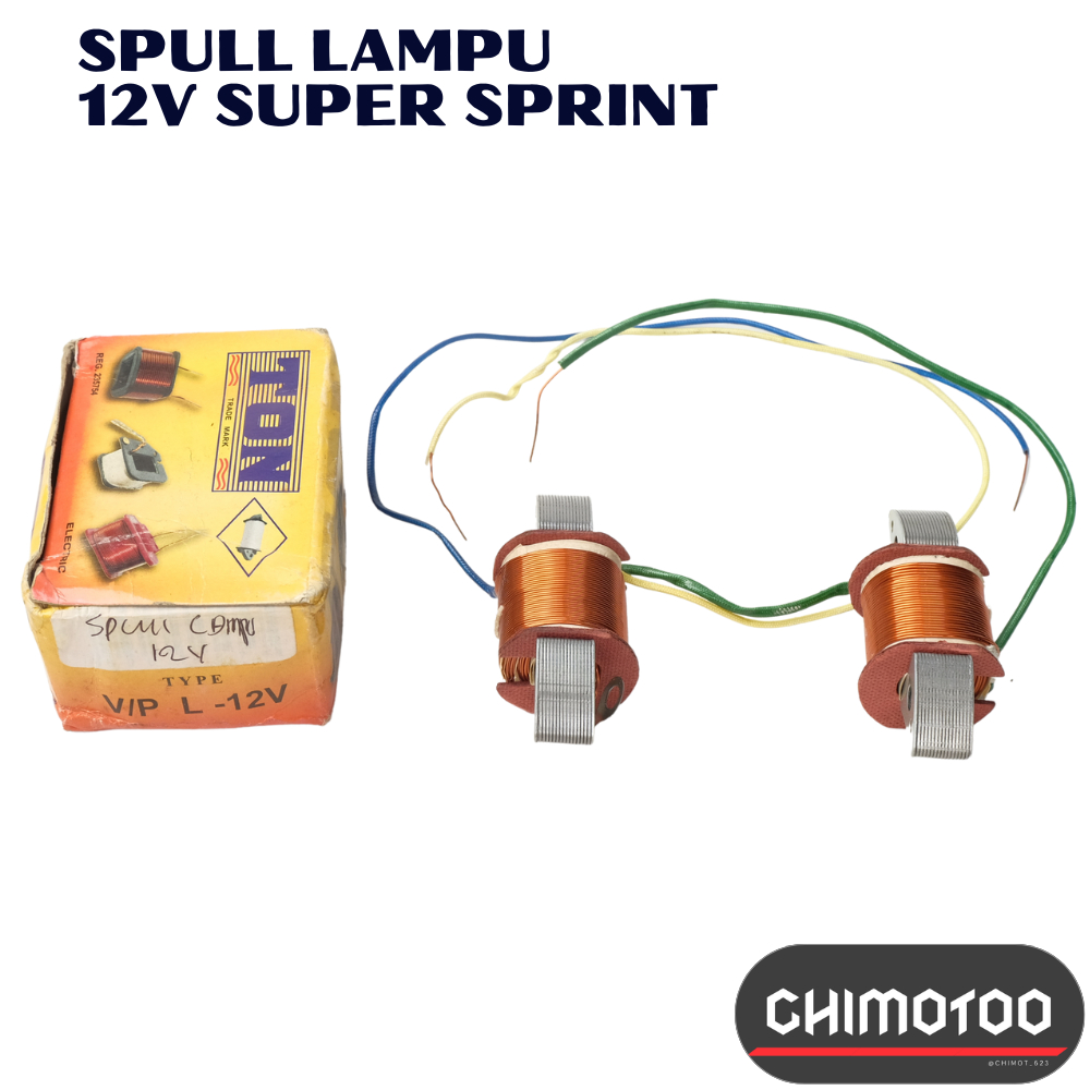 Jual Lighting Coill Spull Spul Lampu 12 Volt Vespa Super Sprint Special ...