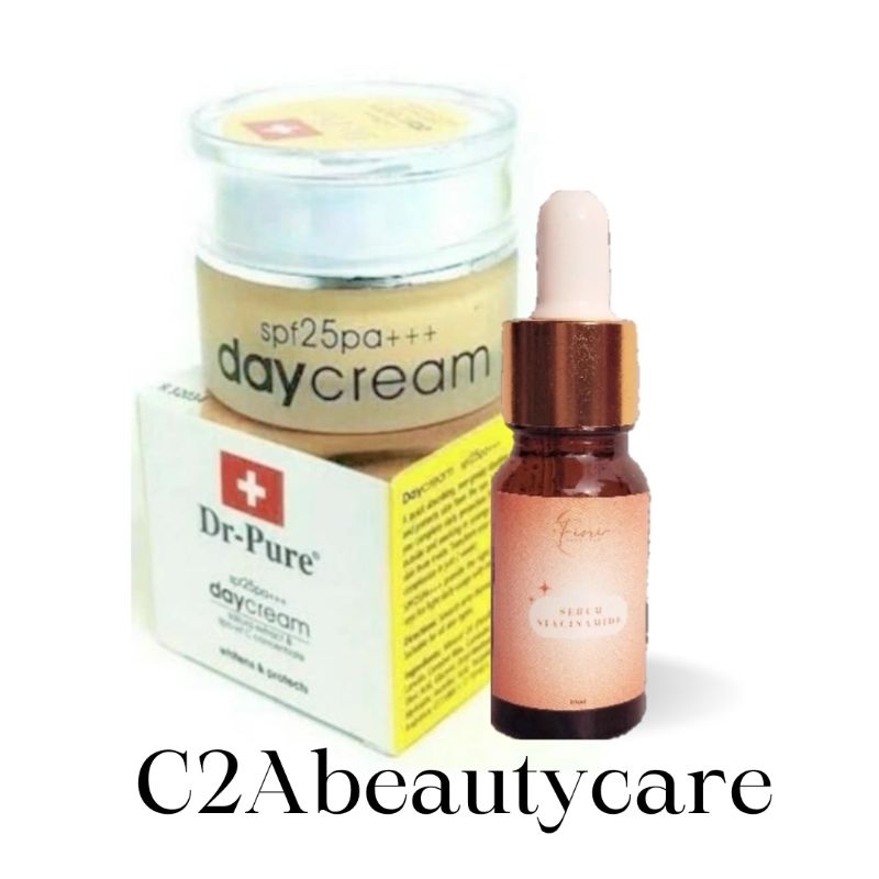 Jual PAKET DR. PURE DAY CREAM + SERUM NIACINAMIDE FIORI | Shopee Indonesia
