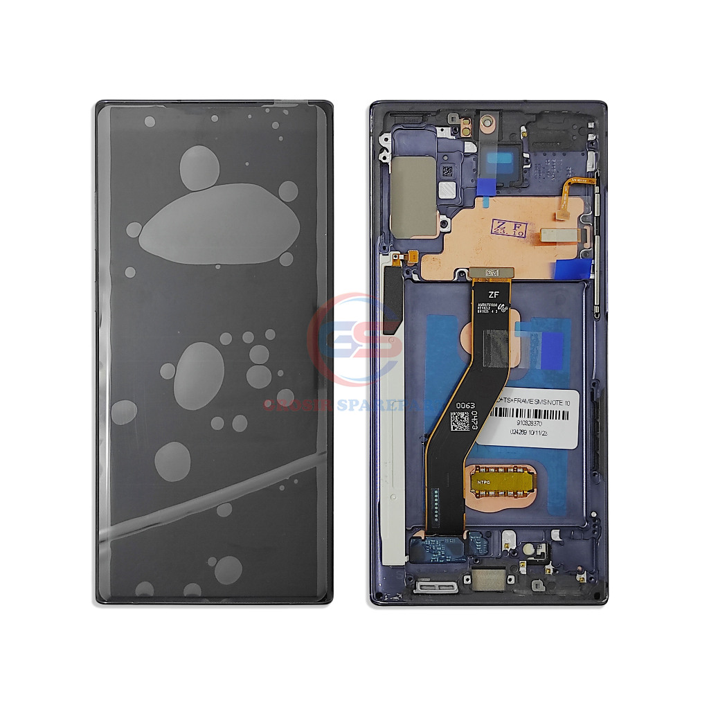Jual LCD SAMSUNG NOTE 10 PLUS / N975 FINGERPRINT FULLSET TOUCHSCREEN + FRAME | Shopee Indonesia