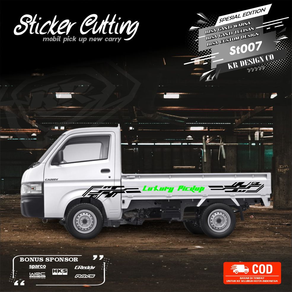 Jual Striping Stiker Mobil Pick Up New Carry Cutting Sticker Luxury ...