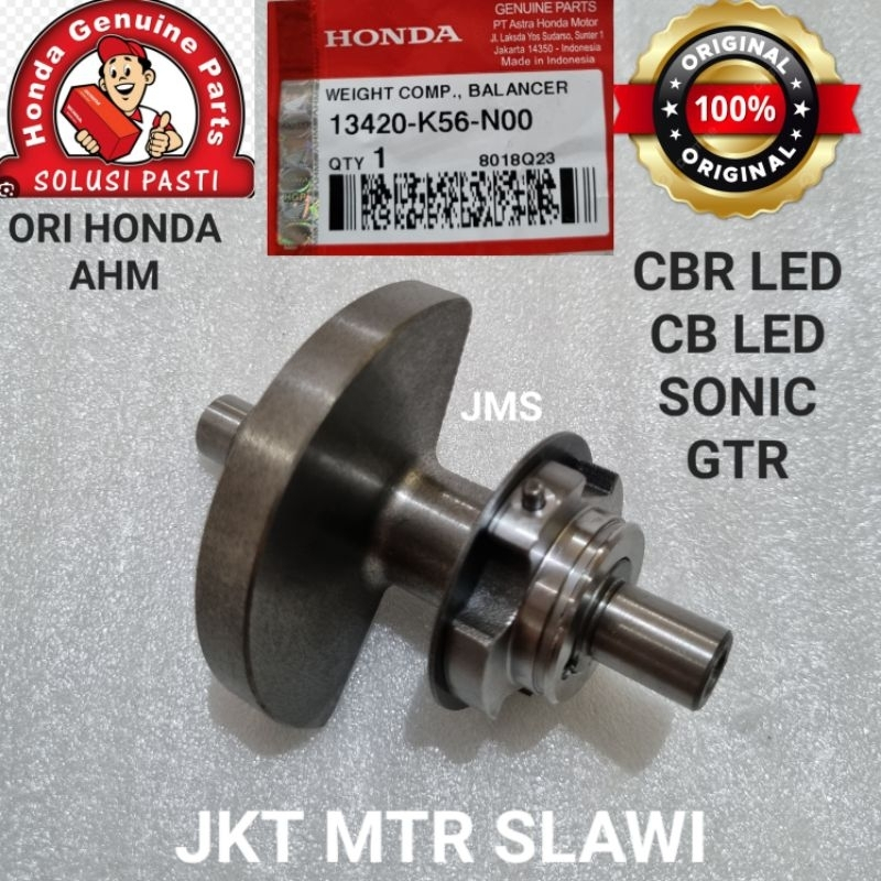 Jual 13420-K56-N00 balancer new sonic new cbr, cb 150 led supra gtr ori ...