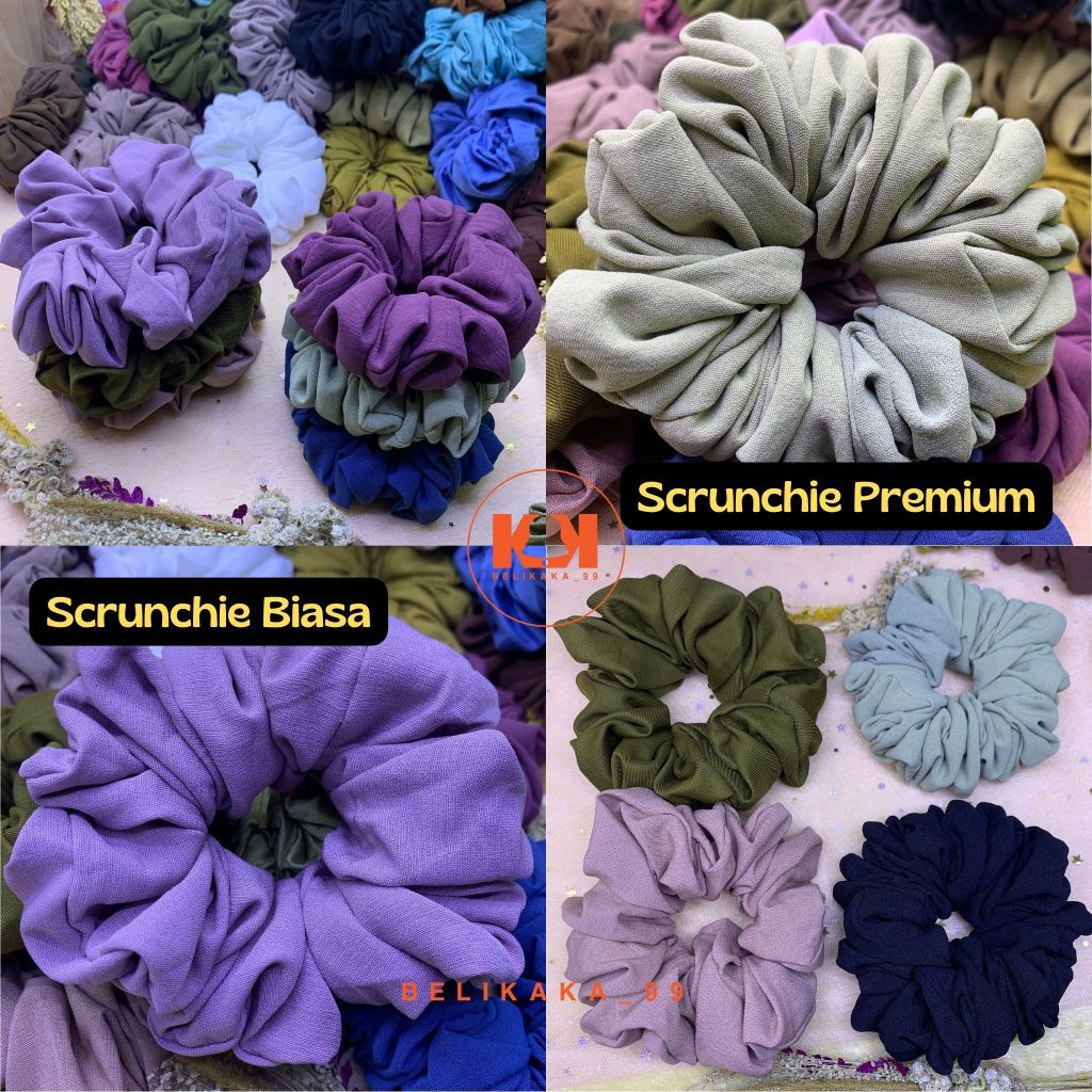 Jual IKAT RAMBUT SCRUNCHIE PREMIUM HIJAB JUMBO / SCRUNCHIE PREMIUM IKAT ...