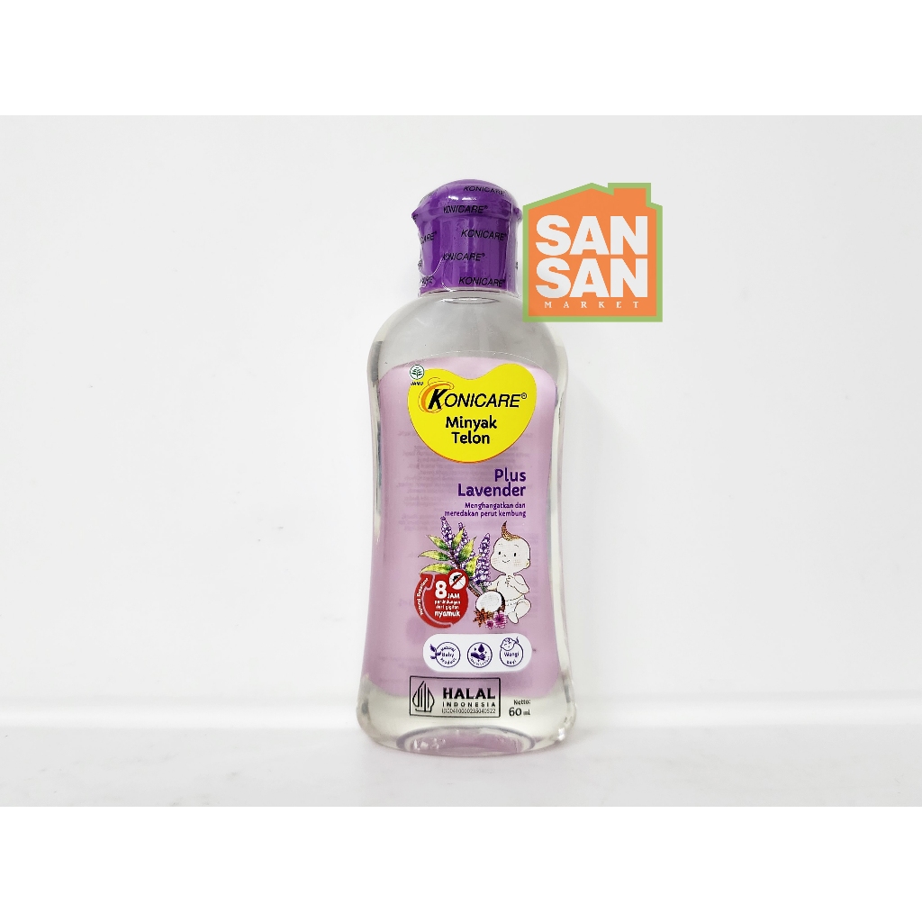 Jual KONICARE Minyak Telon Plus Lavender 60 ml | Shopee Indonesia
