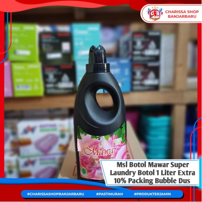 Jual Parfum Laundry Mawar Botol kemasan 1,1 Liter Msl Botol Mawar Super ...
